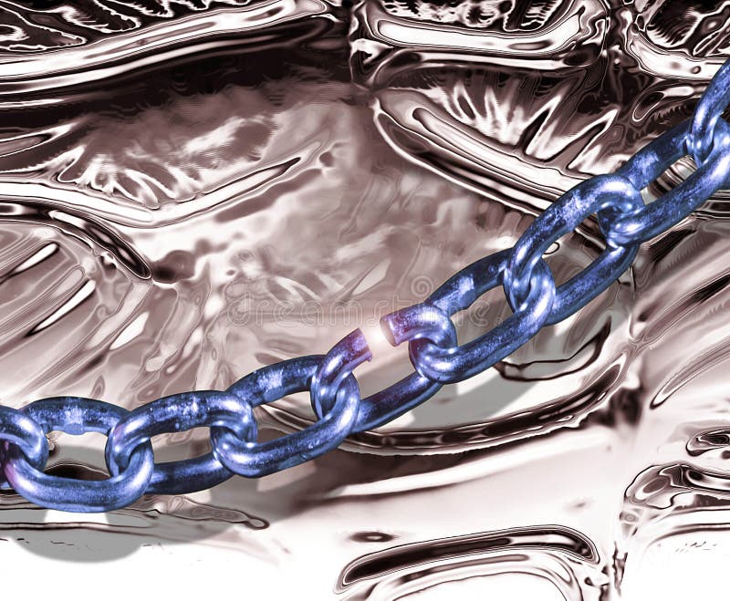 Broken Chain Symbolizing Weak Link Stock Photos - Free & Royalty-Free ...