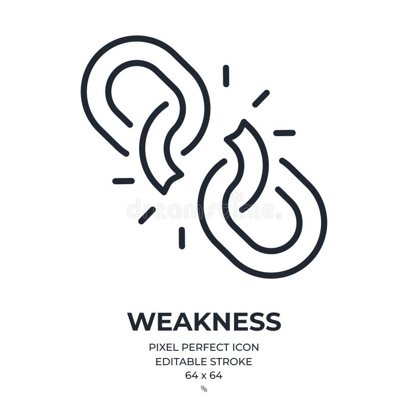 Weakness Outline Stock Illustrations – 931 Weakness Outline Stock ...