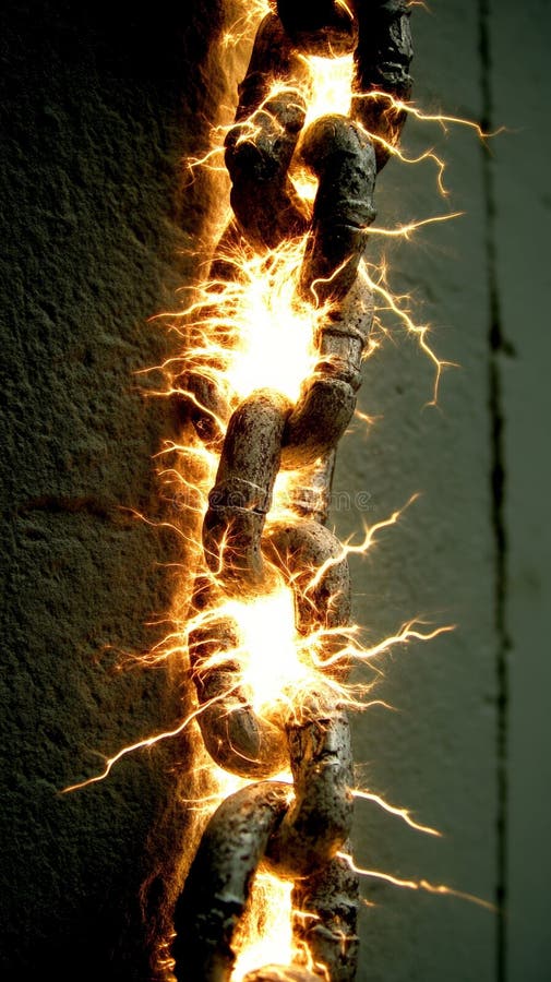 Chains are Breaking Apart, Releasing Radiant Light and Energy in a ...