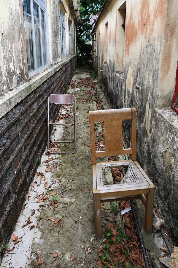 Broken chair stock photo. Image of collapsed, country - 5102226