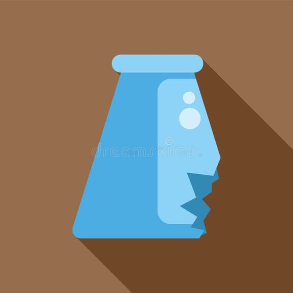 Broken Chemical Flask Experiment Resulting in Failure Stock ...