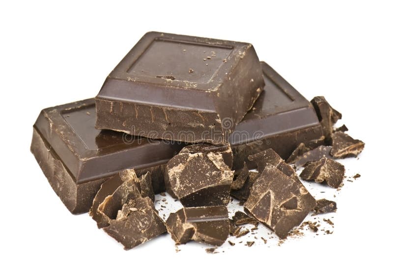 Broken chocolate stock image. Image of chip, candy, cube - 29091017