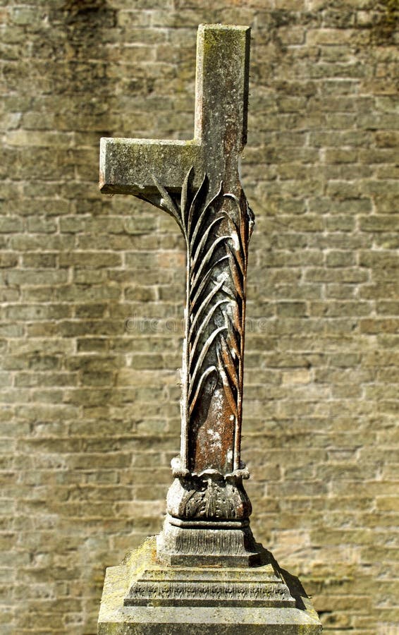 Broken Christian crucifix stock photo. Image of broken - 86021712