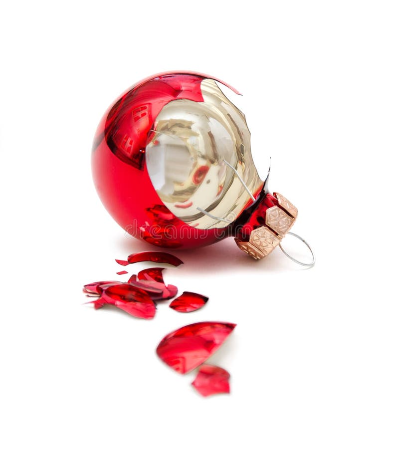 Broken Christmas ball stock image. Image of epic, particles - 35646037
