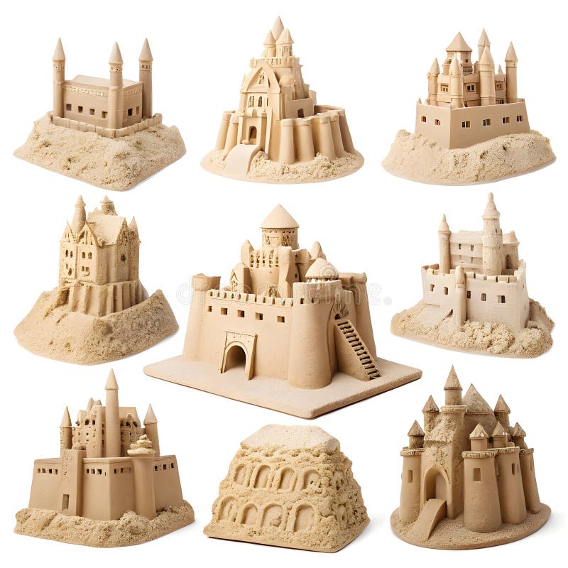 Broken Classical Column Isolated on White Background Stock Illustration ...