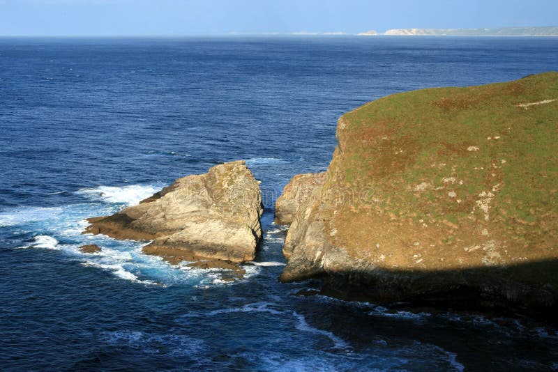 A broken cliff stock image. Image of tourism, shore - 143579083