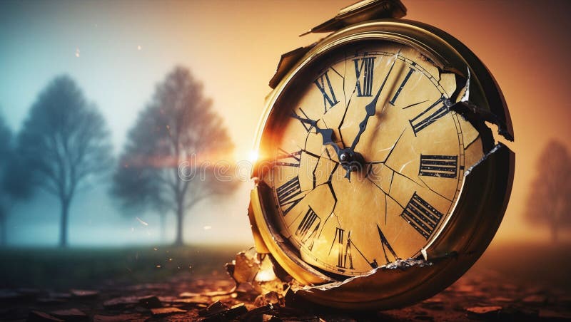 A Broken Clock, Representing the Perception of Distorted Time during ...