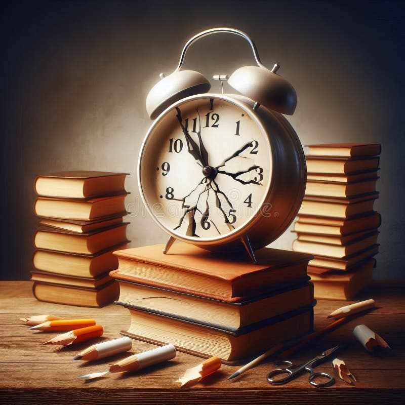 A Broken Clock Symbolizing the Lack of Time and Resources for Ed Stock ...