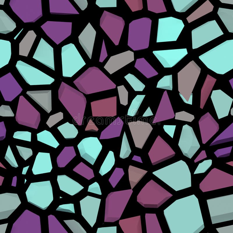 Broken Color Stone Mosaic . the Color Stone Wall Seamless and Texture ...