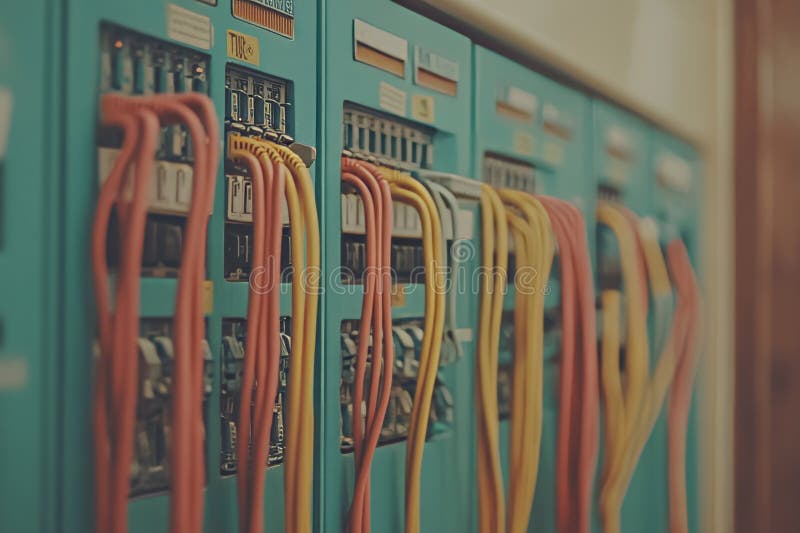 A Broken Communication Wire Has Left a Trunk Cable Stranded and Damaged ...