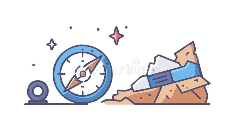 Broken Direction Sign. Business Cartoon Vector Illustration Stock Vector - Illustration of ...