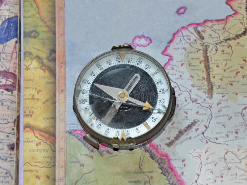 Broken Compass Stock Image Image Of Position Buried 46891545