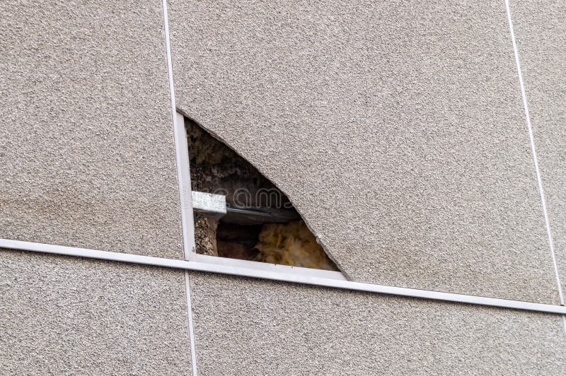 Fractured and Facade of the Wall Stock Image - Image of 39aph39 ...