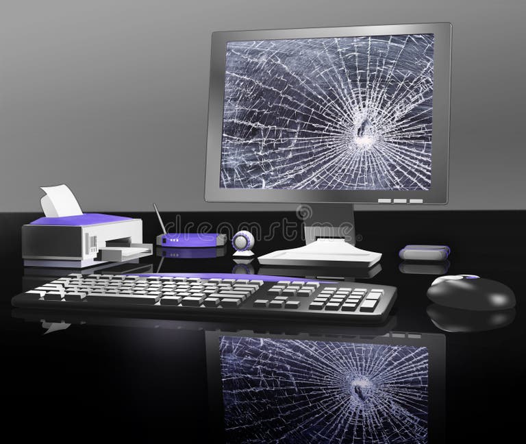 Broken Computer Stock Illustrations – 29,759 Broken Computer Stock ...