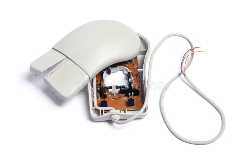 Broken Computer Mouse stock image. Image of still, computer - 13178421