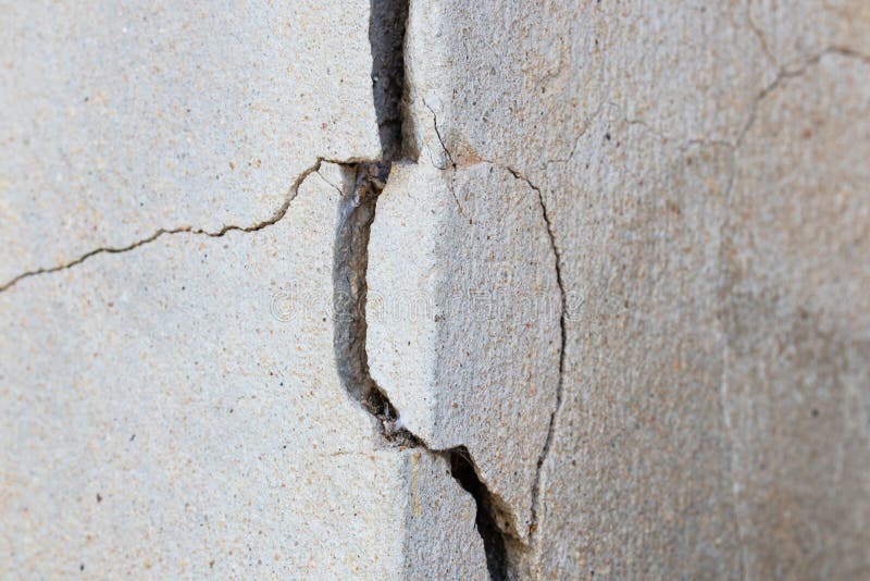 Broken Concrete Building Pillars Were Broken and Damaged Due To ...