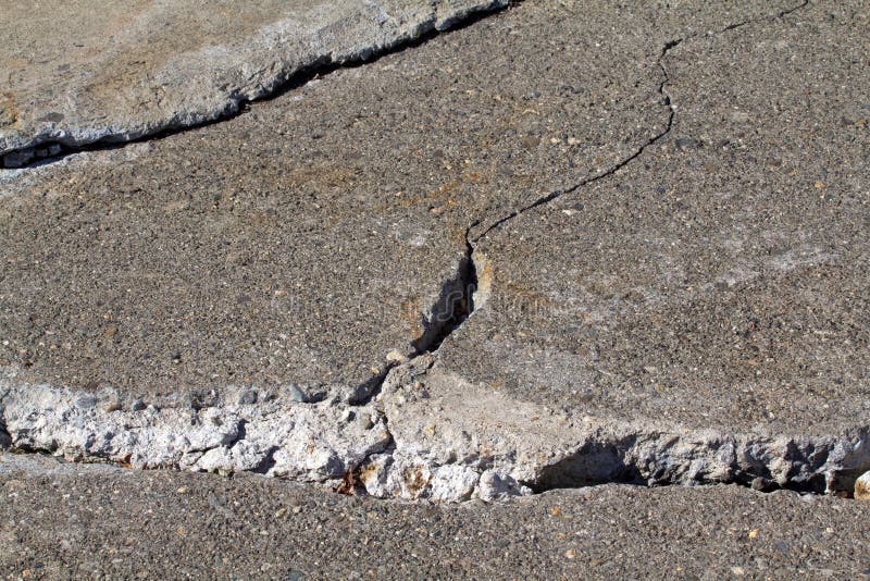 Broken concrete stock photo. Image of cement, road, cracked - 35872368