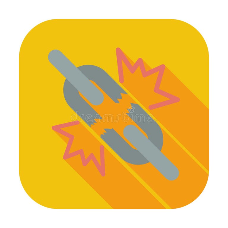 Broken Connection Single Icon Stock Vector - Illustration of object ...