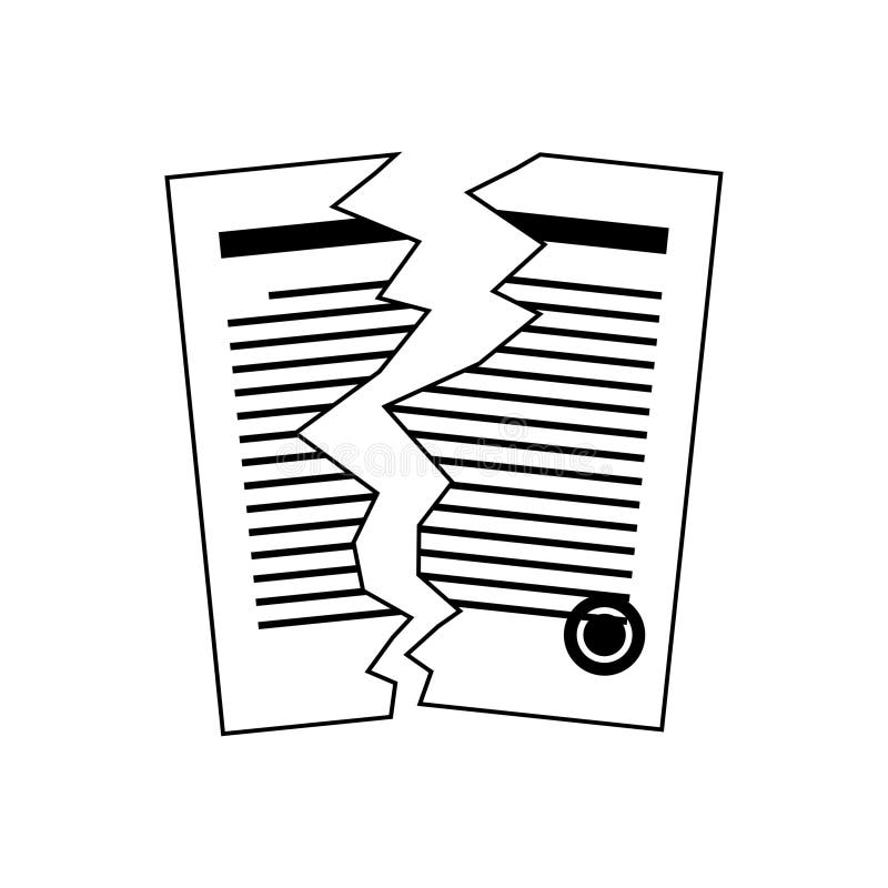 Broken Contract Stock Illustrations – 1,352 Broken Contract Stock ...