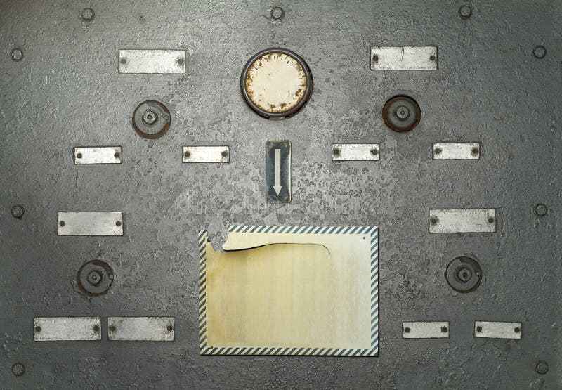 Broken switchboard stock photo. Image of knob, rust, console - 9706322