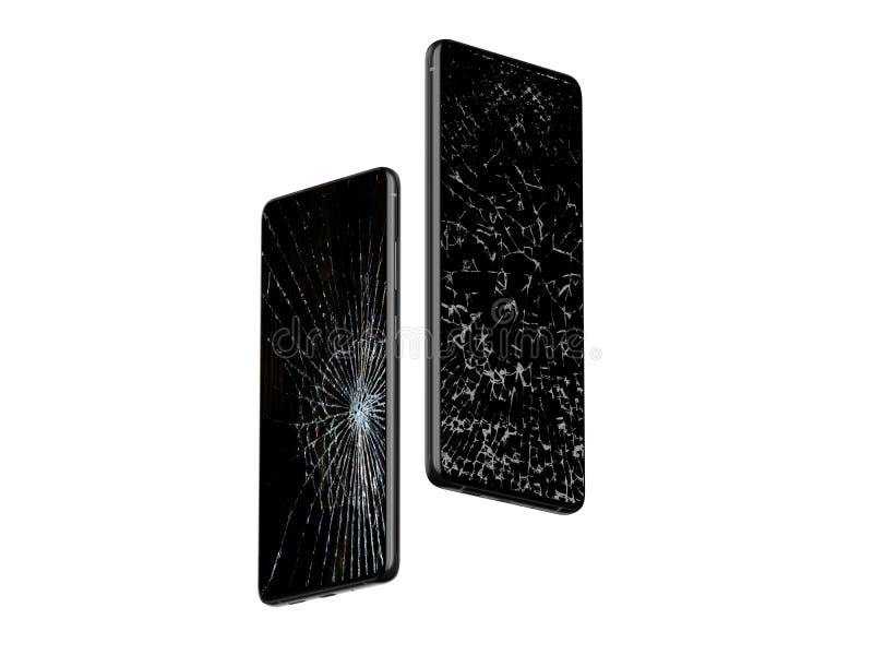 Broken Cracked Screen Mobile - Android Mobile Broken Screen Stock ...