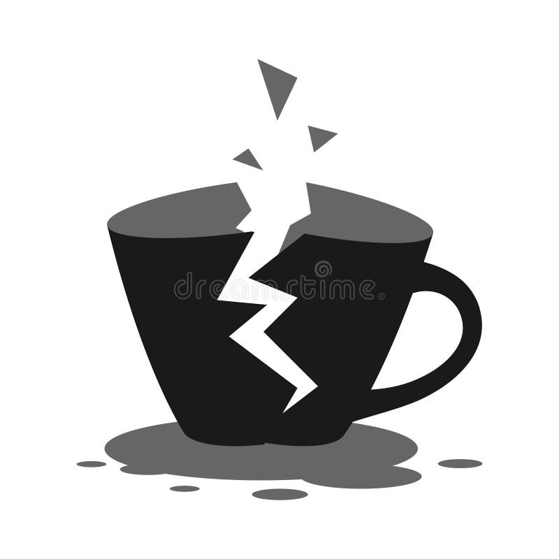 Broken Tea Cup Stock Illustrations – 347 Broken Tea Cup Stock ...