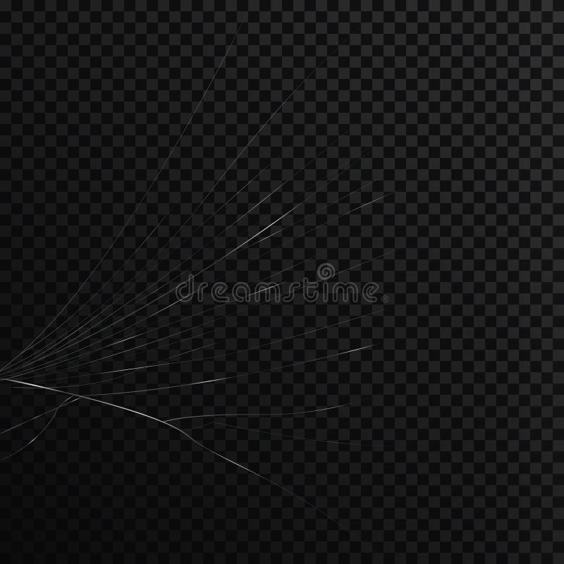 Broken Dark Glass. Black Checkered Chess Vector. Realistic Stock Vector ...