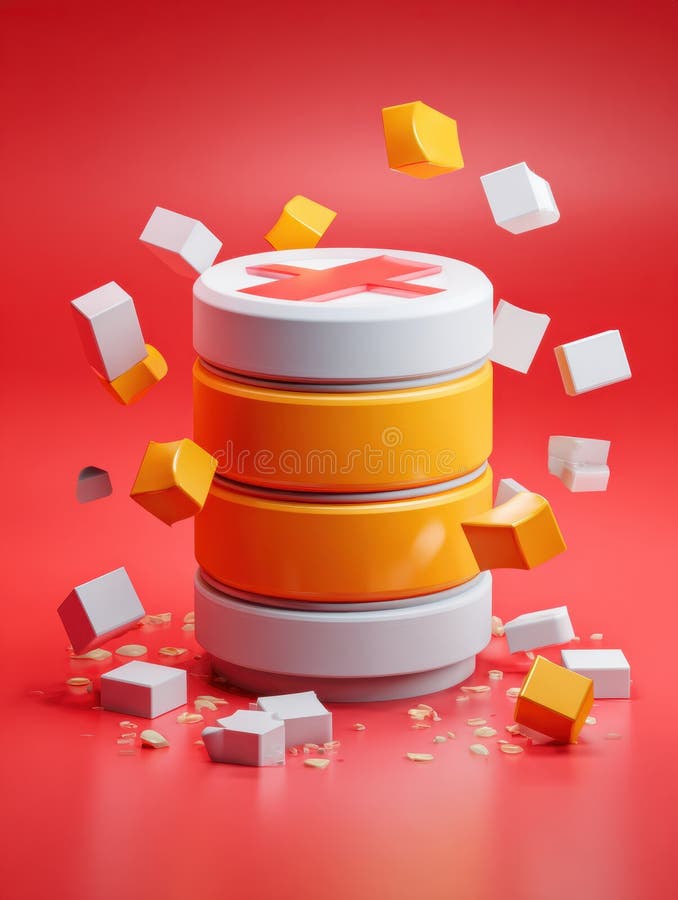 Broken Database Icon Displayed Dynamically with Error Fragments in a ...