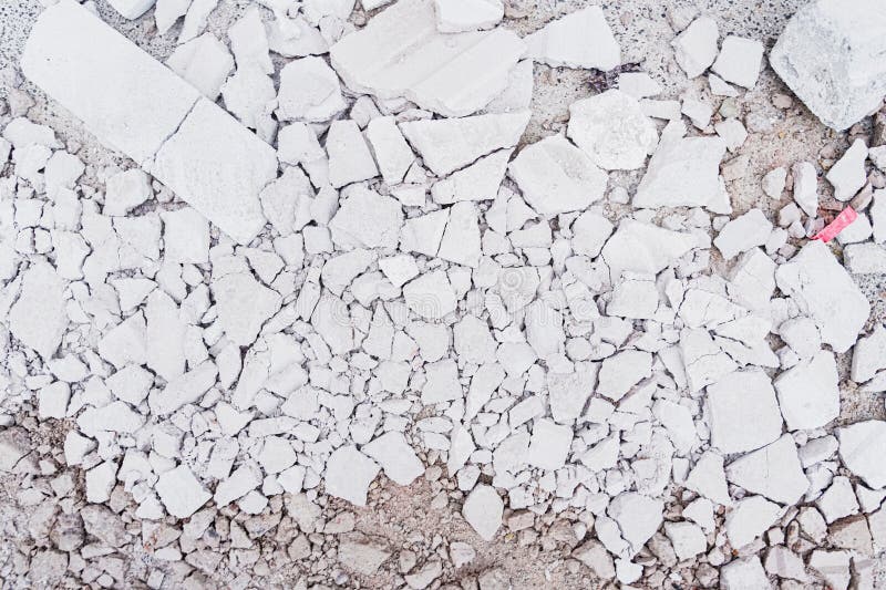 Broken and Destructed Stone Texture Stock Photo - Image of beton ...