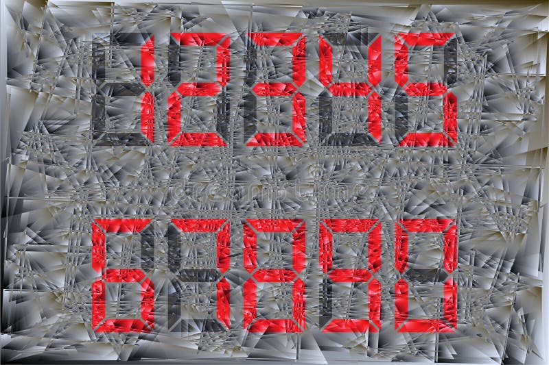 Shattered Numbers Stock Illustrations – 91 Shattered Numbers Stock ...