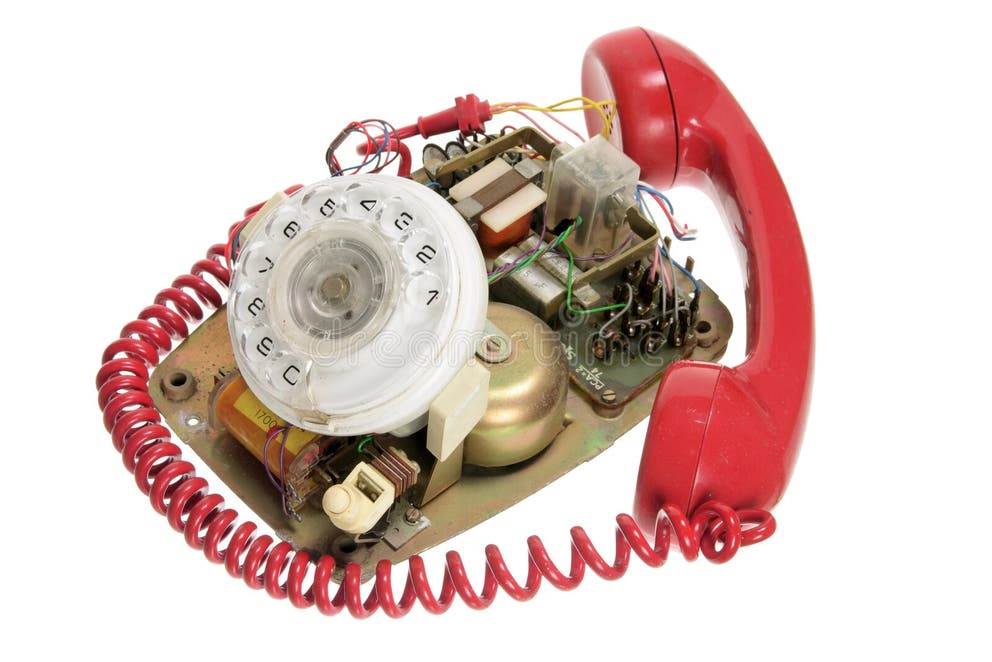 Broken Dial Phone stock image. Image of phone, obsolete - 22369853