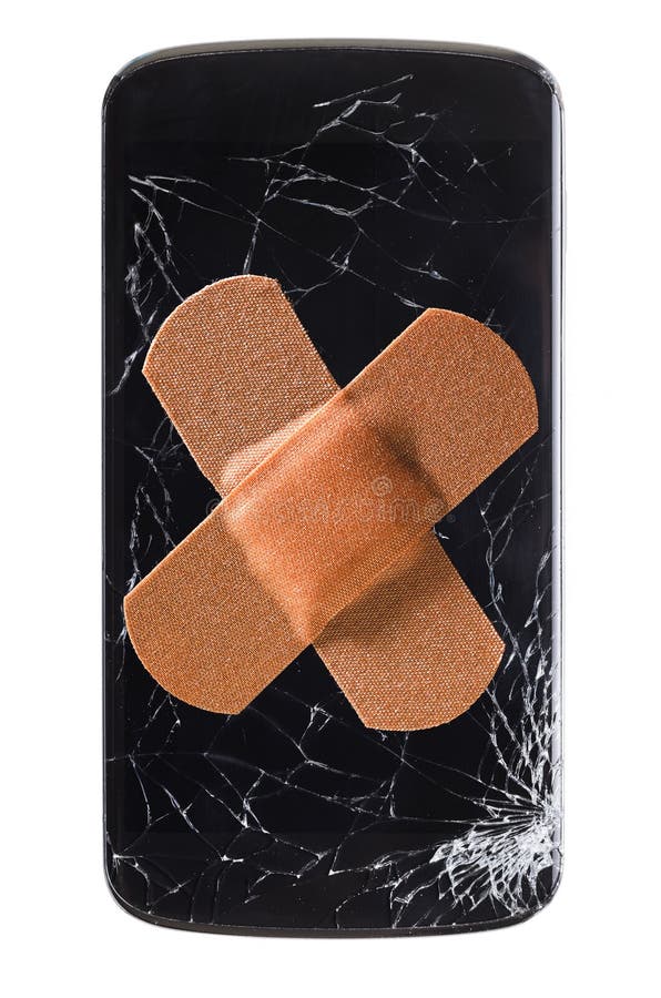 Broken display stock image. Image of cell, broken, damaged - 58798247