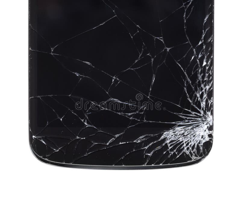 Broken display stock image. Image of device, communication - 58798247