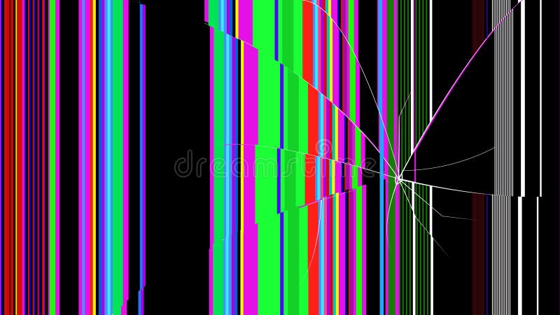 Broken Display Vector, Error Screen with Cracks, Damaged Screen Overlay, Cracked Error Screen ...