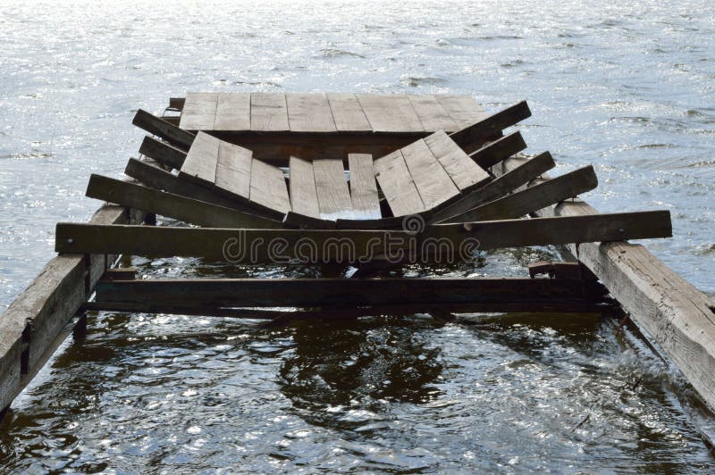 Broken dock stock photo. Image of berth, rafter, tide - 89632578
