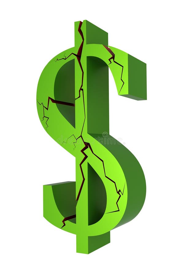 Broken Dollar Sign Stock Illustrations – 511 Broken Dollar Sign Stock ...