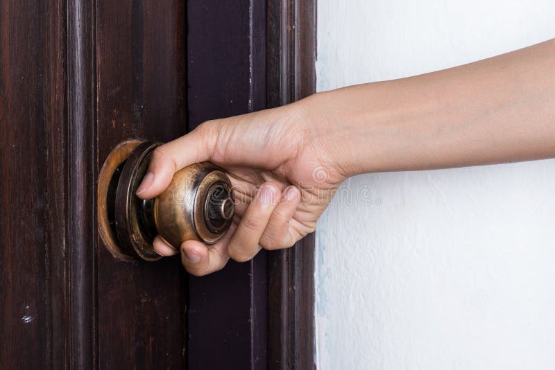 Broken door knob stock image. Image of knob, closeup - 70373413