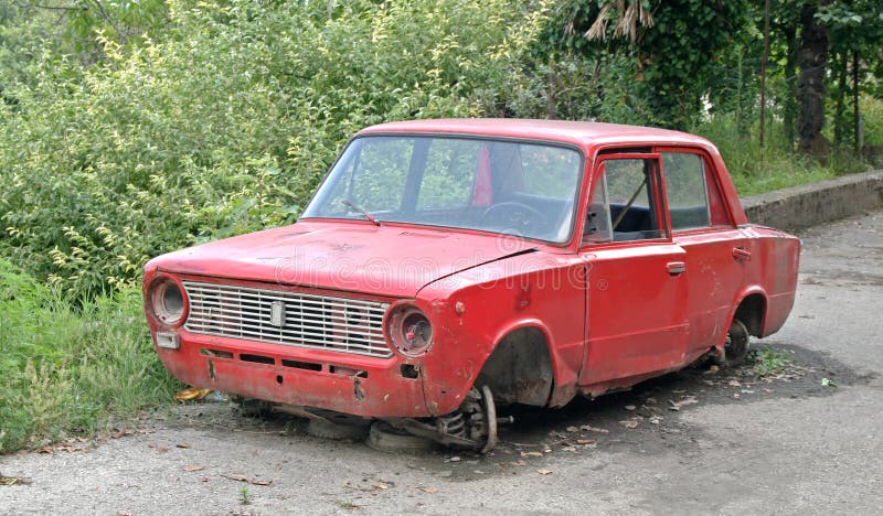 Broken-down car stock photo. Image of curiosity, deserted - 17840012