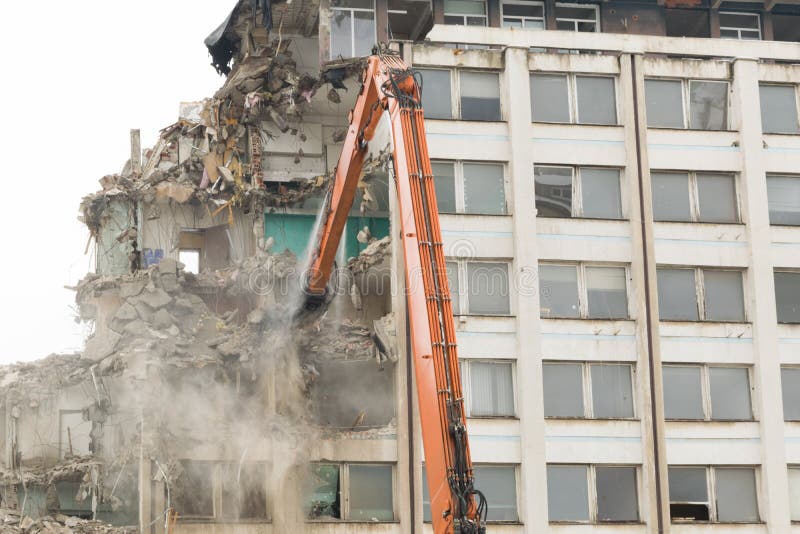 Building Collapsing Or Falling Down Stock Photo - Image of destruction ...