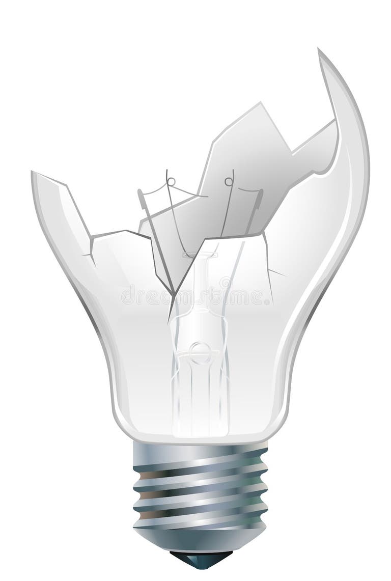 Broken Bulb Light Stock Illustrations – 2,389 Broken Bulb Light Stock ...