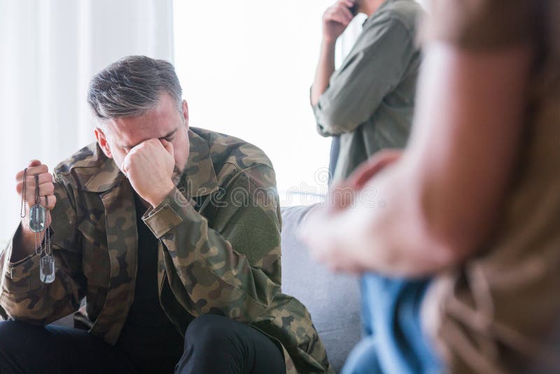 Broken down man stock image. Image of uniform, attack - 199959417