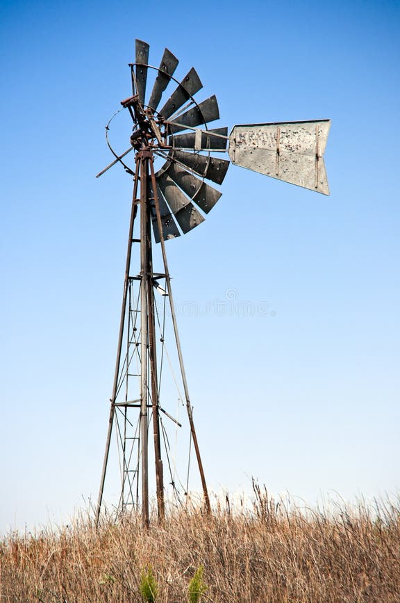 Broken down windmill stock photo. Image of antique, country - 10416920