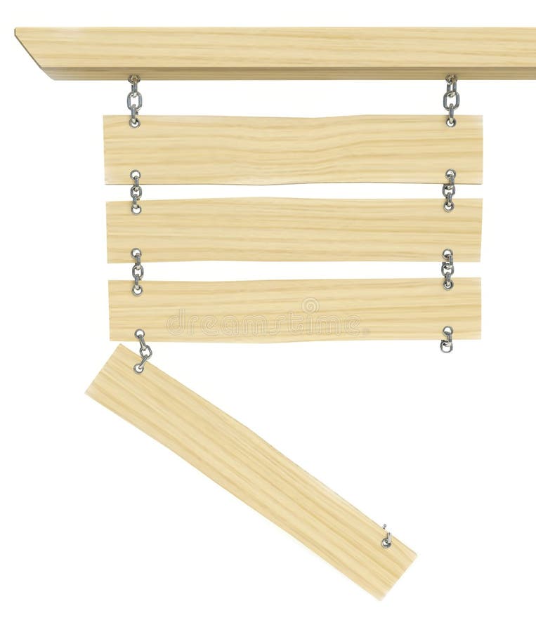 Broken-down wooden sign stock illustration. Illustration of panel ...