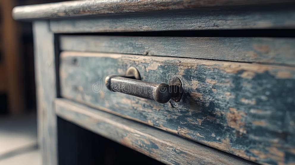 Broken Drawer Handle, Subtle Home Imperfection. Stock Illustration ...