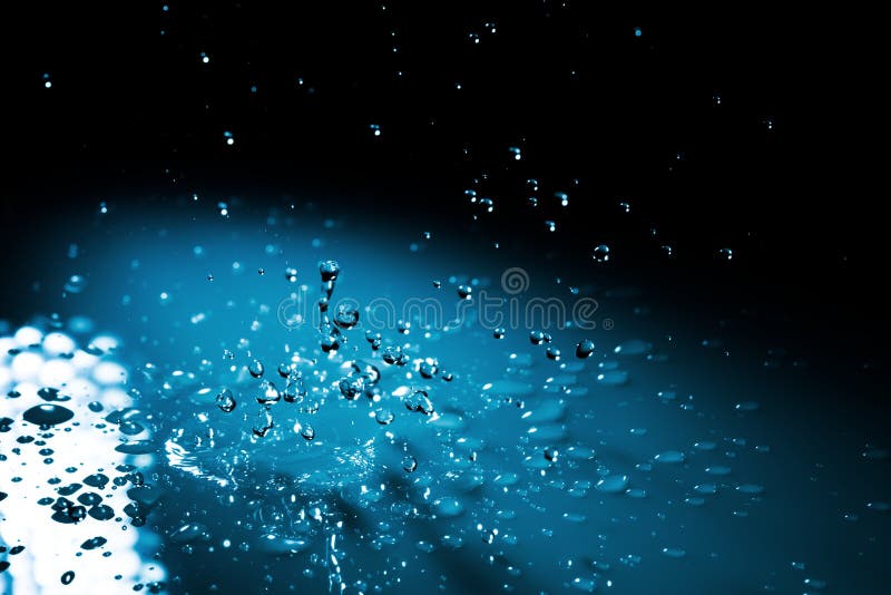 Broken Drop of Water Background Stock Image - Image of purity, flowing ...