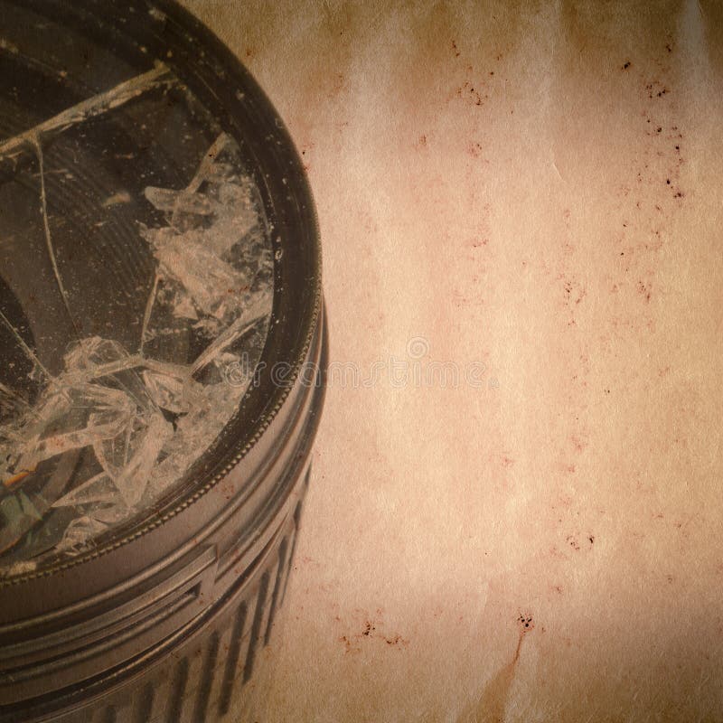 Broken DSLR Camera Lens Old Grunge Stock Photo - Image of dirty ...