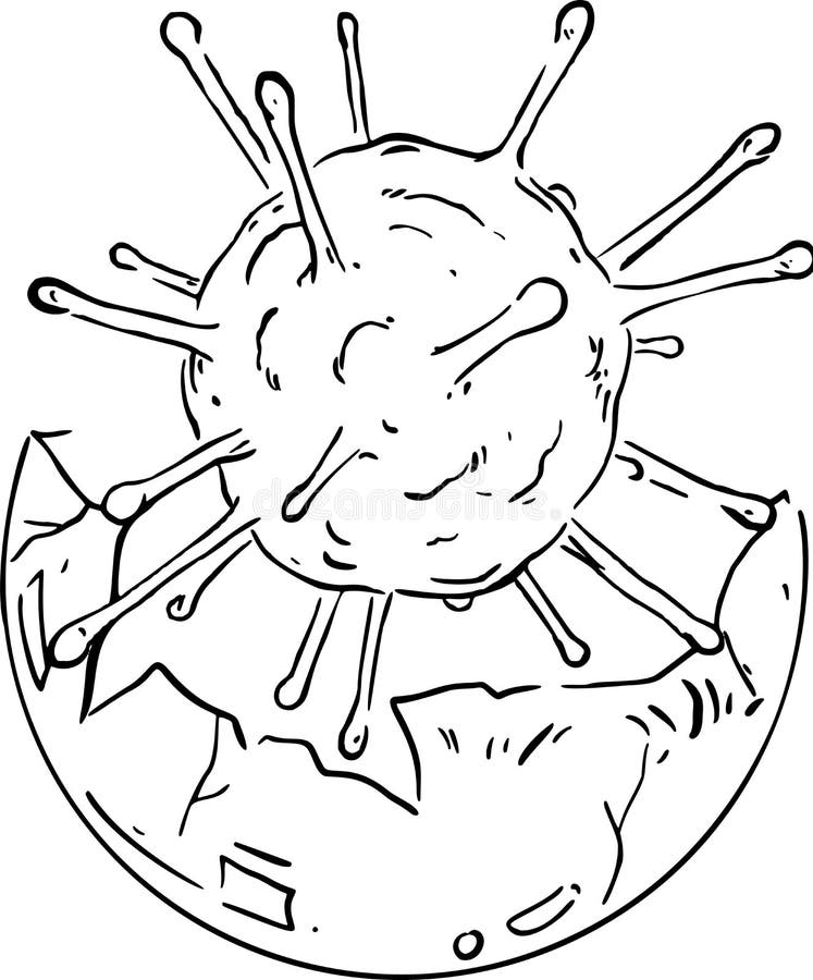 Broken World Drawing