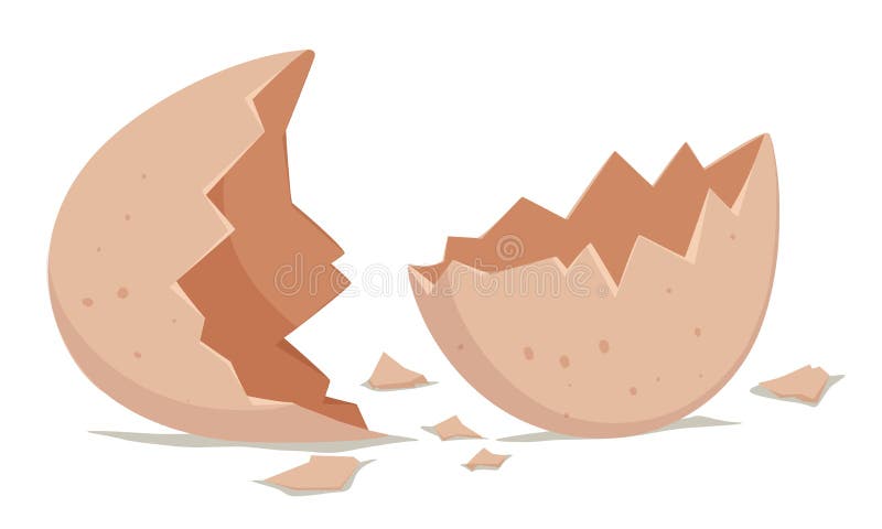 Broken Egg Shell on the Floor Stock Vector - Illustration of graphic ... Broken Egg Shell on the Floor Stock Vector - Illustration of graphic ...