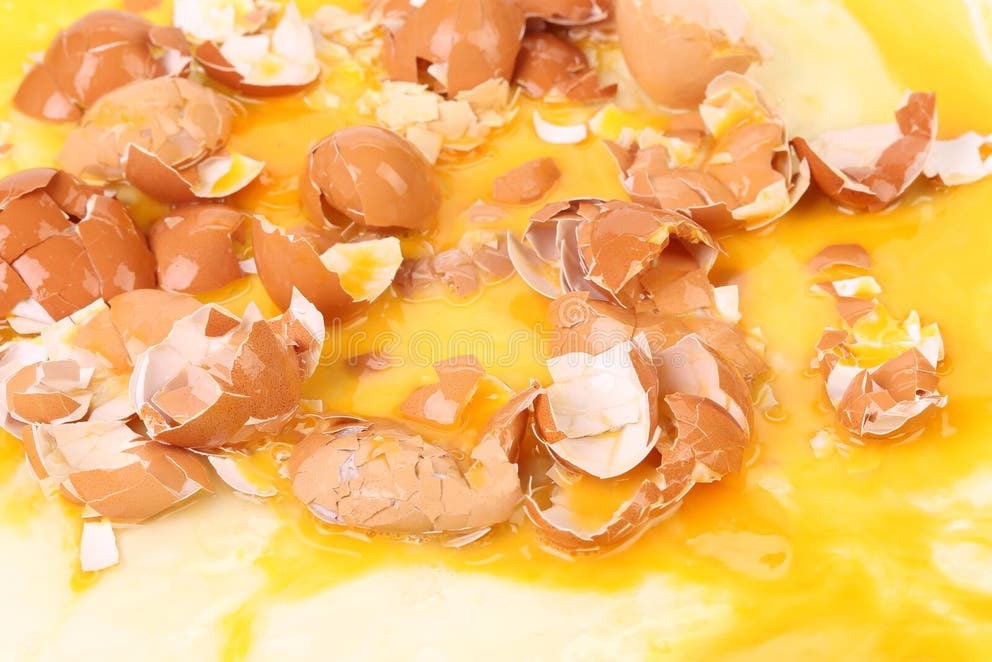 Broken Egg Shells. stock photo. Image of fragile, poultry - 38094818