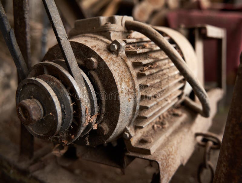 Broken electric motor stock photo. Image of unused, electrical - 217927280
